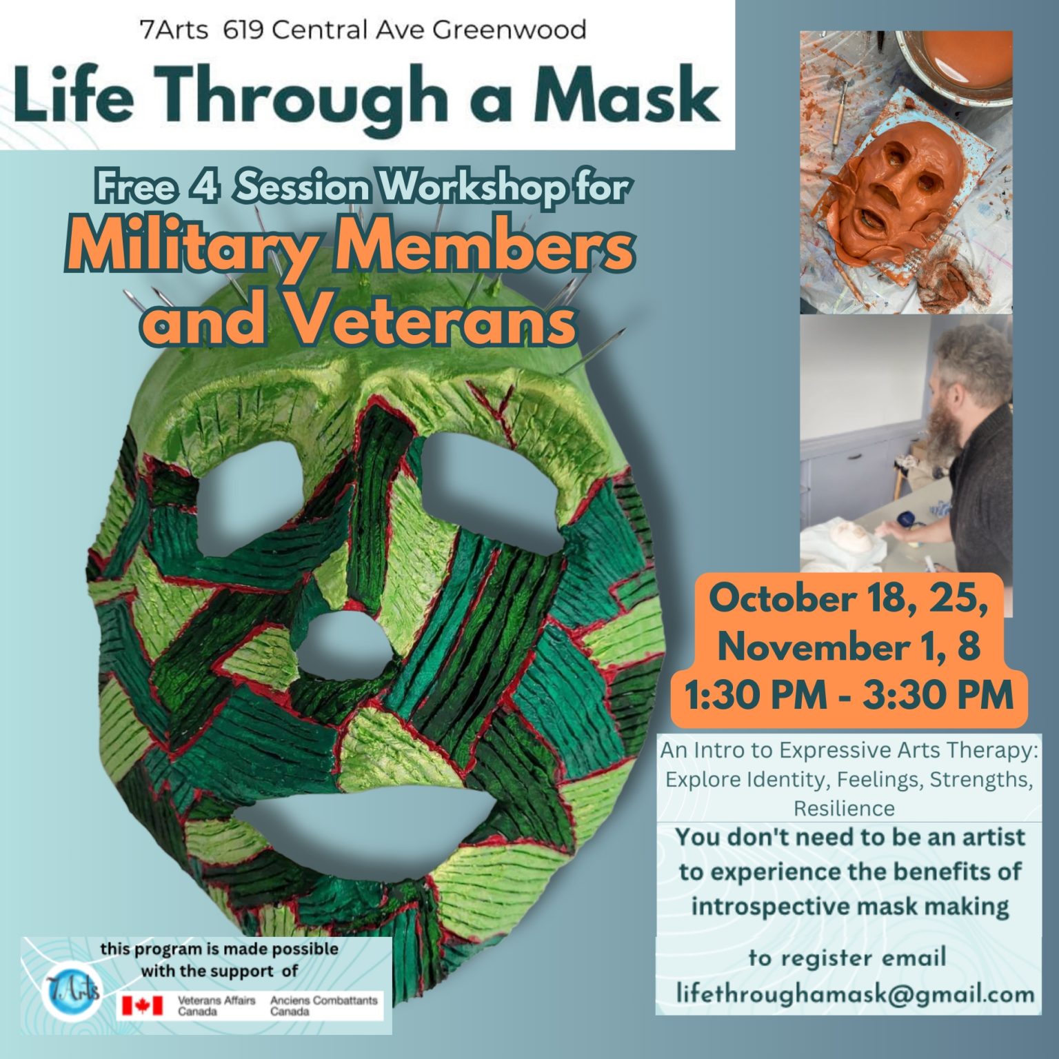 Life Through a Mask: Introducing Art Therapy to Military Members and ...