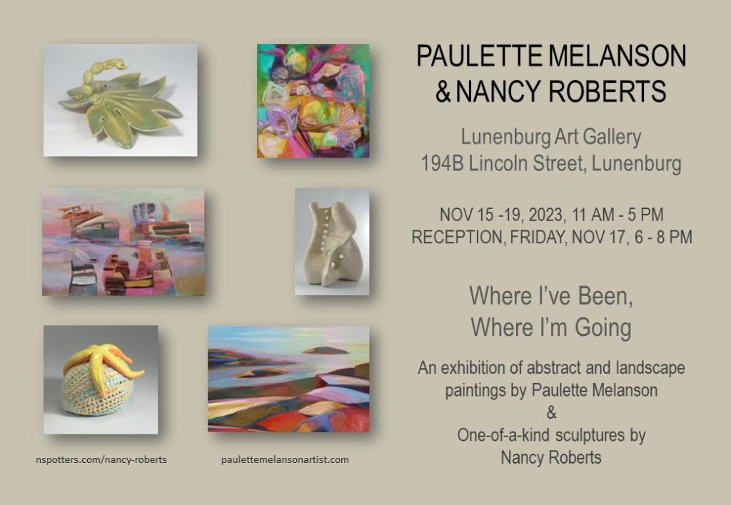 Exhibtion Paulette Melanson & Nancy Roberts – Maritime Art Info